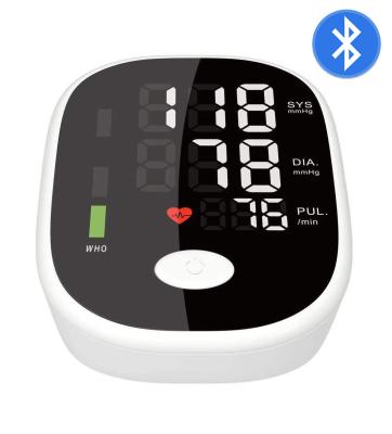 China LCD Display Blood Pressure Monitor Cuff Plastic ABS With Voice Broadcasting for sale