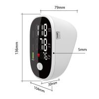 China LCD Display Blood Pressure Monitor Cuff Plastic ABS With Voice Broadcasting for sale