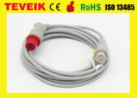 China Gray Round 6Pin Datascope IBP Adapter Cable with BD Transducer Adapter for sale