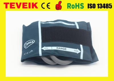 China Reusable Datex 002774 Double Tube Nylon 27cm-35cm Blood Pressure NIBP Cuff for Adult for sale