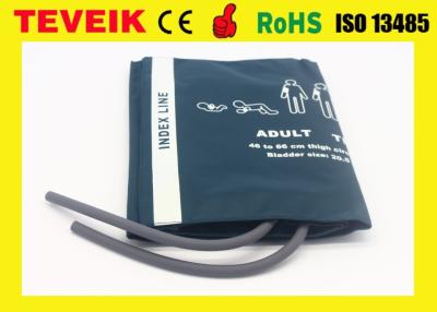 China Factory Price Reusable Datex Ohmeda Nylon Material Double Tube NIBP Blood Pressure Cuff For Adult Thigh for sale