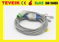 China Medical Biolight Round 12pin 5leads ECG Cable with Snap For A8 Patient Monitor for sale