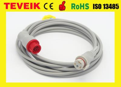 China Invasive Blood Pressure Cable BD Adapter for HP Patient Monitor / IBP Transducer for sale