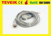 China Kenz EKG Cable for ECG 108/110/1203,1205 10 leadwires IEC /AHA DB15 pin for sale