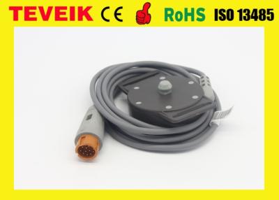 China Gray Patient Monitoring Equipment 15248A TOCO Transducer With Round 12 Pin for sale