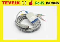 China Edan EKG Cable for SE-12 Express SE-3 SE-601A DB 15 pin 10 leads wire for sale