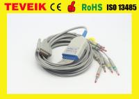 China Nihon Kohden ECG Cable for Patient Monitor ECG-9320 ECG-9522P BR-911D Banana AHA 40 Leadwire for sale