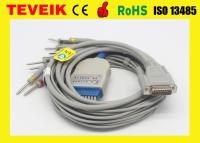 China Nihon Kohden 12 Lead EKG Cables for ECG-9130P ECG-9620P Cardiofax Q ECG-9110K for sale