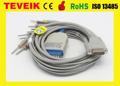 China Nihon Kohden EKG Cable for ECG-9130P ECG-9620P Cardiofax Q ECG-9110K Cardiofax Q ECG-9130K for sale