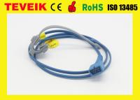 China Blue / Grey Reusable Spo2 Sensor DB 7pin Compatible Nonin 8500 / 8600 for sale
