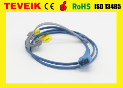 China Blue / Grey Reusable Spo2 Sensor DB 7pin Compatible Nonin 8500 / 8600 for sale