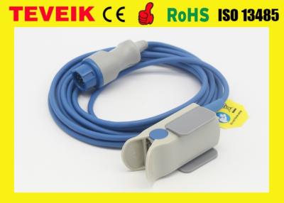China SpO2 sensor Adult finger clip round 12pin for Kontron patient monitor for sale