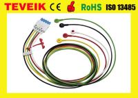 China HP Medical Patient Monitor ECG Cable M1645A EKG cable 5 leads Snap IEC for sale