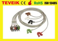 China Reusable ECG Cable 5 Lead Wires compatible with GE Marquette Pro 1000 for sale