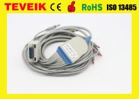 China Fukuda ME EKG Cable for KP-500 Banana 4.0 IEC 20K resistor DB 15 PIN for sale