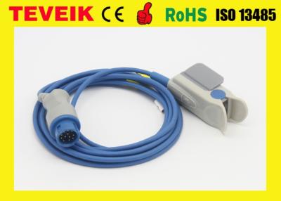 China M1190A Reusable Spo2 Sensor forpatient monitor Adult finger clip round 12pin for sale