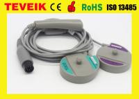 China Goldway Patient Monitor 3 In 1 Fetal Transducer With Gray TPU Cable Round 6pin for sale
