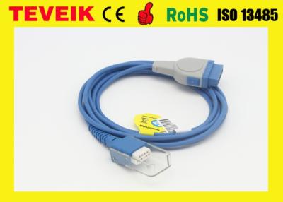 China GE SPO2 Extension Cable For 2006644-001 Eagle,Dash, SOLAR , TRAM Modular x50SL 11pin to DB9 for sale