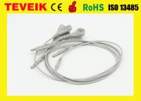 China Reusable Medical OEM / ODM DIN1.5 7 leads Holter Recorder ECG Leadwire cable with snap for sale