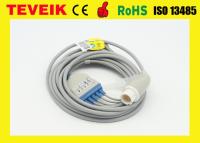 China Teveik Factory Mindray Reusable Round 12pin 5 leads ECG Cable For PM7000 Patient Monitor for sale