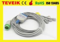 China Medical Reusable Biolight 5 leadwire Round 12pin 5Leads ECG Cable For Patient Monitor for sale