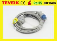 China Factory Price Medical Datex Cardiocap 5 leads Round 10pin ECG Cable For Patient Monitor for sale