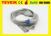 China Factory Price Medical Datex Cardiocap 5 leads Round 10pin ECG Cable For Patient Monitor for sale