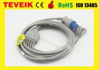 China Factory Price Medical Datex Cardiocap 5 leads Round 10pin ECG Cable For Patient Monitor for sale