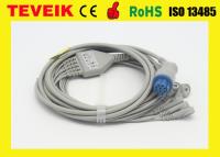 China Medical Datex Cardiocap Round 10pin 5 leadwires ECG Cable For Patient Monitor for sale
