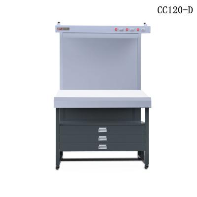 China CC120-D Color Viewer Light Table With 3 Drawers D65 D50 TL84 Light Sources for sale