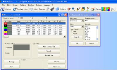 China Silk Laboratory Color Matching Software System High Efficiency With 6 Modules for sale