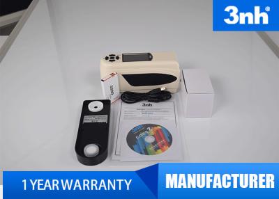 China Precise Portable Silk Colorimeter Food Color Checking 8mm Measuring Aperture for sale