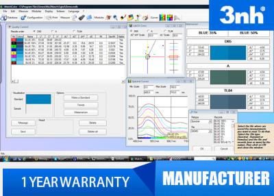 China 6 Modules Textile Color Matching Software Connected With Color Spectrophotomerer for sale