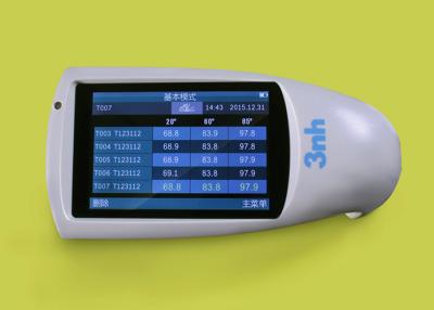 China Metel / Plastic Digital Gloss Meter Glossiness Measurement High Performance for sale
