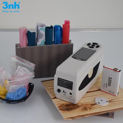China Silk Portable Laboratory Colorimeter , Colour Difference Meter Two Apetures Camera Locating NH310 for sale
