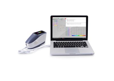 China Paint Color Analyzer Silk Spectrophotometer 1*3mm Rectangular Aperture for Curve Surface for sale