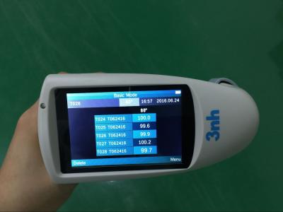 China LCD Touchscreen Digital Gloss Meter Silk 60 Degree 1000 Gu NHG60 Glossiness Meter for sale