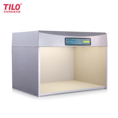 China Plastic Material Color Viewing Light Booth Silk T60+ 5 Light Sources D65 F CWF UV D50 for sale
