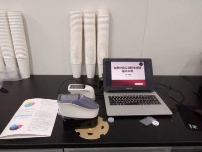 China Portable Grating Silk Spectrophotometer YS3060 UV Light Source For Paper Cup Measurement for sale