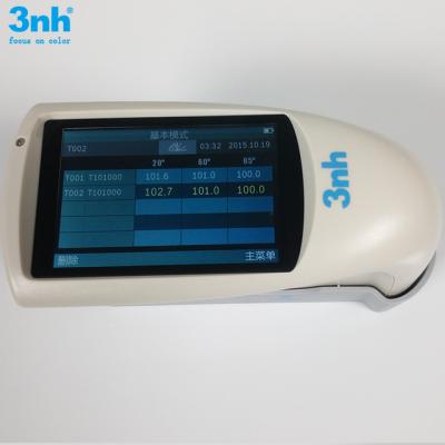 China Nhg60 Touch Screen 60 Degree Floor Gloss Meter 0.1gu-1000gu With USB Data Port for sale