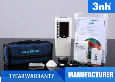 China 4mm Measuring Aperture Silk Colorimeter Color Difference Meter NR110 Illuminance / Cross Locating for sale