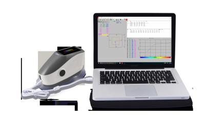 China Ergonomic Design Spectrodensitometer Colour Measurement Equipment With 45/0 Geometric Optical Structure for sale