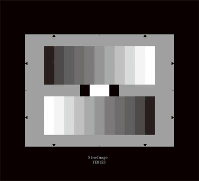 China Gray Scale Resolution Test Chart 11 Patches High Accuracy Silk / Sineimage YE0153 for sale