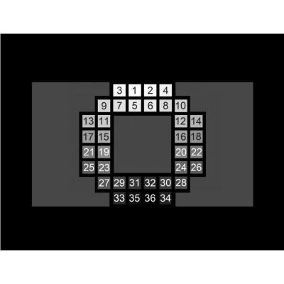 China Digital High Dynamic Range Camera Lens Test Chart OECF 36 Chart SineImage YE0269 for sale