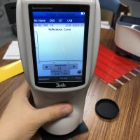 China 8mm Aperture Handheld Spectrophotometer Silk NS800 For Fresh Meat Color Difference Measurement for sale