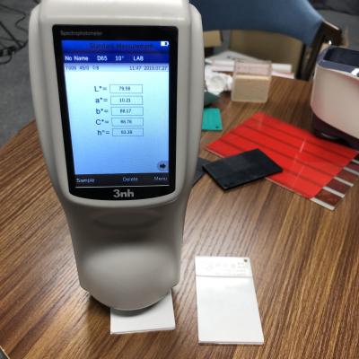 China Portable Silk Spectrophotometer 10nm D/8 NS810 To Measure Bricks / Ceramic Color for sale
