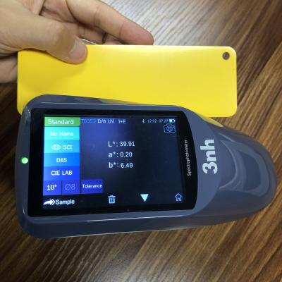 China YS 3010 Portable Color Spectrophotometer 8mm Aperture To Messure Plastic Colour Samples for sale