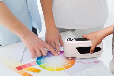 China High Accuracy Color Testing Machine , NR200 Precision Portable Colorimeter 8mm Aperture for sale