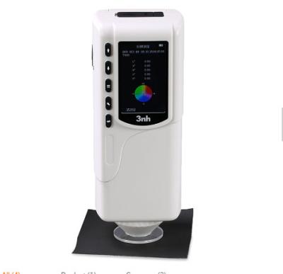 China NR110 Portable Laboratory Colorimeter Chroma Meter 4mm Measuring Aperture for sale