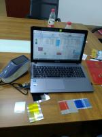 China Plastic Plates Color Masterbatch Handheld Spectrophotometer With Color Matching Software YS3060 for sale